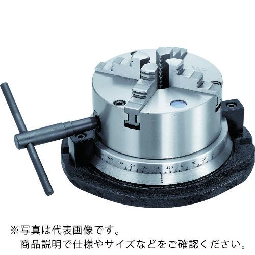 特長：4爪チャック付きで、別途チャックの購入は不要のため購入後すぐに使用できます。360度目盛り付きで、手動で簡単に360度旋回でき、ボルトで簡単にロックできます。用途：マシニングセンタやフライス盤などでのワークの簡易的な角度の割出に。ワー...