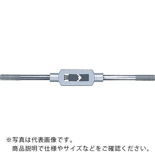 特長：ハンドタップ、ハンドリーマー用一文字タイプハンドルです。用途：タップ立て用。仕様：適合タップ寸法：M1〜M6適合タップ四角部：2.3〜4.5全長(mm)：170材質／仕上：亜鉛ダイカスト注意：ハンドタップのサイズに合ったハンドルをご使...