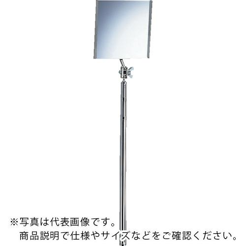 特長：見えにくい機器の裏側、奥深い箇所などを反射させて点検することができます。伸び縮みが簡単にでき、携帯にとても便利です。仕様：ミラー寸法(mm)：100×85全長(mm)：370〜745ミラー形状：角型ミラー保護フィルム付材質／仕上：ミラ...