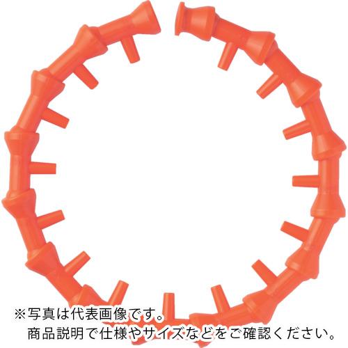 特長：円の中心に向かって15個のノズルからクーラントを供給します。機械的強度、耐疲労性、寸法安定性、耐油、耐薬品性に優れています。用途：金属加工時の個所の冷却や切削油の給油、給水用ホースとして。仕様：呼びサイズ：1/2円周内径(mm)：17...