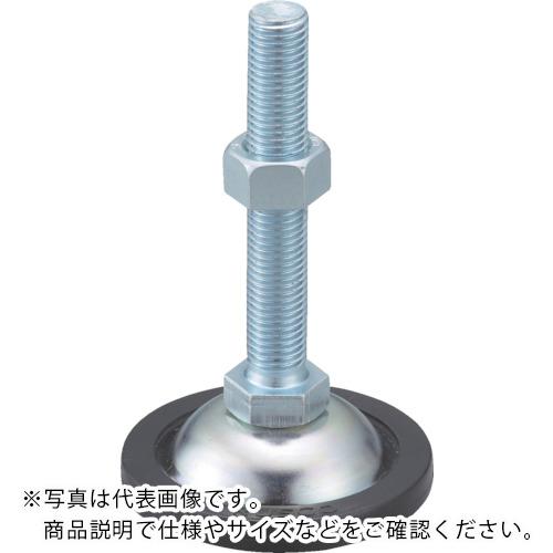 特長：台座部に樹脂カバーが付き床面の傷つきを防止します。用途：工作機械、自動販売機、コンベヤ、作業台、コンピューターラック、制御盤、理化学機械。仕様：許容荷重(kgf)：500ねじ寸法：M20×2.50ねじ長さ(mm)：130全高(mm)：...