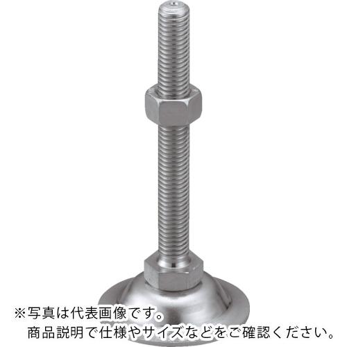 特長：最も標準的なアジャスターボルトで、許容荷重も大きいため、各種用途に適合します。用途：工作機械、自動販売機、コンベヤ、作業台、コンピューターラック、制御盤、理化学機械。仕様：許容荷重(kgf)：600ねじ寸法：M12×1.75ねじ長さ(...