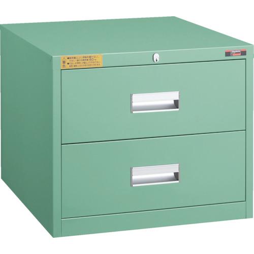 特長：引き出しはオールロック機構です。仕様：間口(mm)：500奥行(mm)：550高さ(mm)：420最大積載量(kg/台)：250均等積載量(kg/段)：60本体色：グリーン引出し：H172 2個シリンダ錠付引き出し組み合わせH58：-...