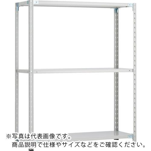 特長：組み立て簡単、今までボルト組みをしていた手間が大きく省けます。中棚は全て棚受けに棚板を置くだけの段替え簡単構造（中棚ボルト不要）です。頑丈なガセットプレート（天地揺れ止め金具）と支柱とのクサビ効果によって優れた剛性を発揮しています。仕...