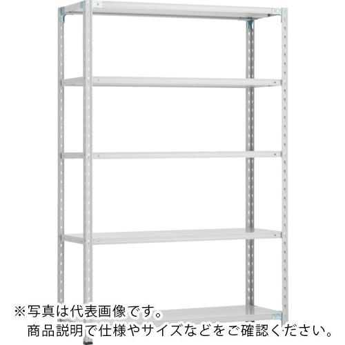 特長：組み立て簡単、今までボルト組みをしていた手間が大きく省けます。中棚は全て棚受けに棚板を置くだけの段替え簡単構造（中棚ボルト不要）です。頑丈なガセットプレート（天地揺れ止め金具）と支柱とのクサビ効果によって優れた剛性を発揮しています。仕...