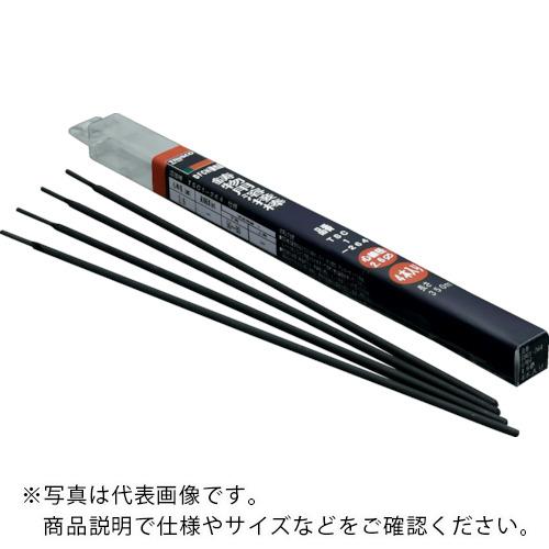 特長：純ニッケル心線を使用し、溶接部の硬さが低く、機械加工が容易で溶接ひずみや応力の発生が少なく割れが発生しにくい溶接棒です。アークは安定しており、スラグのはく離が良好です。用途：一般鋳鉄の補修溶接に。（一般的に鋳物の補修溶接で溶接姿勢は下...