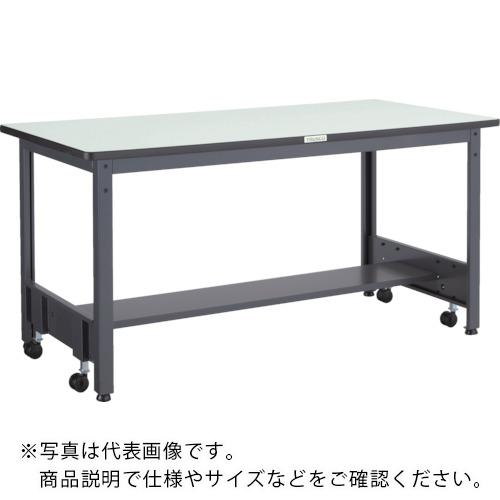 特長：移動に便利なキャスター内蔵の作業台です。ダップ樹脂天板を使用し、暖かみのある外観を持ち、耐油性・耐薬品性に優れています。また表面は滑らかで硬く、そりや割れに強くなっています。仕様：天板材質：ダップ化粧間口(mm)：1800奥行(mm)...