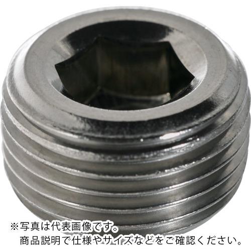特長：配管用止め栓です。沈みタイプのプラグです。用途：一般油圧機器、空圧機器、ポンプ、自動車などの分野で耐密用。仕様：呼び寸法：PT1/4二面幅B(mm)：6六角穴深さ(mm)：4.5長さt(mm)：10.0±0.4m(mm)：4.5パッケ...