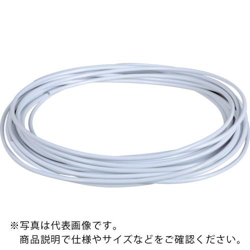 特長：鮮明な印字が印刷可能な汎用ビニールチューブです。幅広いサイズラインナップで、多用途にご使用いただけます。用途：マーキング用や電線保護に。仕様：色：白呼び径(mm)：9長さ(m)：10内径(mm)：9.0厚さ(mm)：0.60使用温度範...