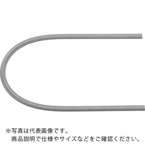特長：自由にカットして利用できる、全長500mm長尺密着コイルばねです。ワイヤーやケーブルの保護や結束などに。用途：フックを立てて、引っ張る方向に使用するばね。仕様：外径D(mm)：9線径d(mm)：1.0巻数(巻)：100/100mm全長...