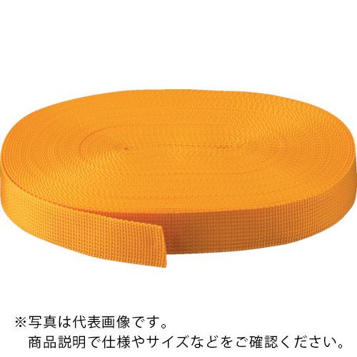 特長：6色のカラーバリエーションで作業を効率化できます。任意の長さでカットできるフリーサイズタイプです。専用金具と組み合わせて簡易結束ベルトとして使用できます。用途：物品の簡易的な結束。引越し荷物の結束。仕様：色：黄幅(mm)：50長さ(m...