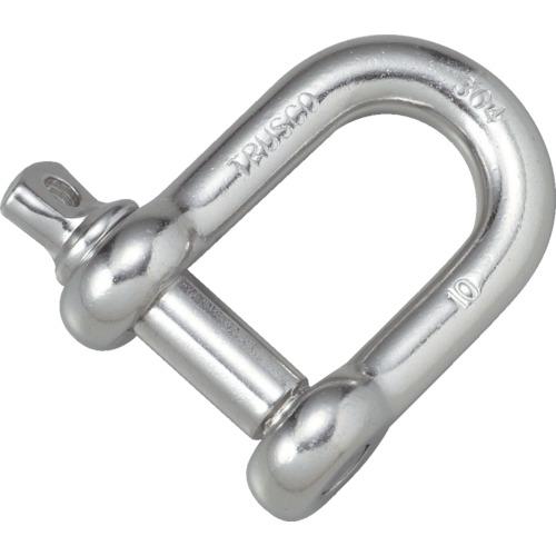 特長：ねじ込みタイプのスタンダードなシャックルです。用途：連結金具として。仕様：使用荷重(kN)：4.12ねじ径：W1/2B(mm)：24L(mm)：48D1(mm)：12D2(mm)：12d(mm)：24材質／仕上：ステンレス（SUS30...