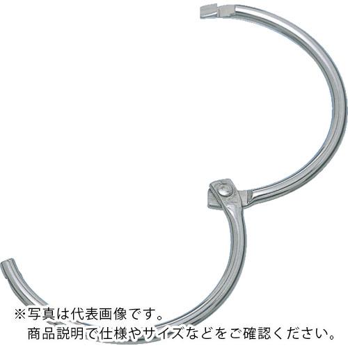 特長：リングを開いてカードを自由に抜き差しできます。用途：書類・カードの綴り。仕様：内径(mm)：37線径(mm)：2.6材質／仕上：ステンレス（SUS304）　●代表画像について 商品によっては、代表画像を使用している場合がございます。 ...