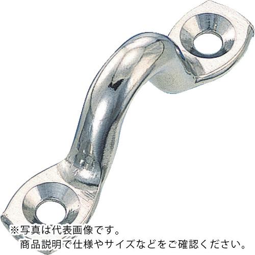 特長：設置幅の狭い面でも取り付け可能です。用途：支柱や壁面などへの取り付け。仕様：D(mm)：5L(mm)：50P(mm)：40H(mm)：18d(mm)：4.2参考使用荷重(kN)：0.15材質／仕上：ステンレス（SUS304）　●代表画...