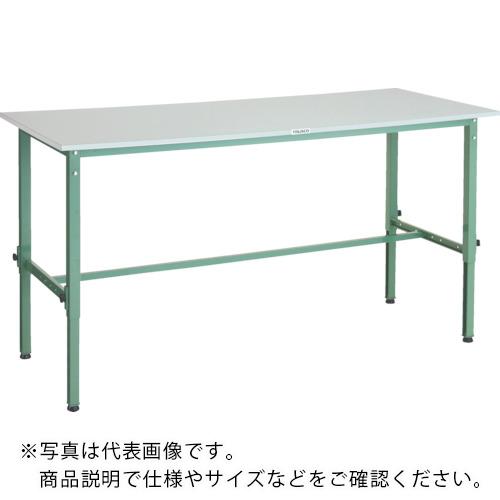 特長：650〜950mmの間で50mmピッチの高さ調節ができる作業台です。作業内容に合わせて座り作業・立ち作業のいずれにもご利用できます。仕様：天板材質：リノリューム張間口(mm)：1800奥行(mm)：600高さ(mm)：650〜950脚...
