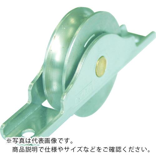 特長：ステンレス仕様で錆に強いです。ベアリング使用によりスムーズな開閉ができます。用途：屋内木製建具。（甲丸レール用）仕様：車輪径(mm)：42耐荷重(kg)2個使用時：45A(mm)：101C(mm)：9D(mm)：25E(mm)：14F...
