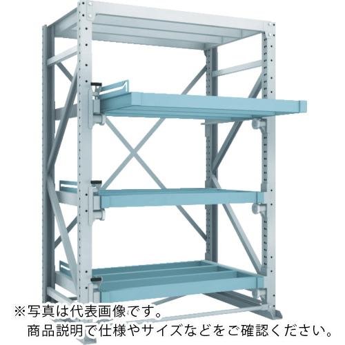 特長：定位置（収納時・フルストローク時）で自動的にロックされ、ワンタッチで解除できます。多段引き出し防止機構が付いているので安全です。高剛性の新型支柱75mm幅仕様のため、有効内幅が広くなりました。用途：クレーンを利用しての金型や重量物の収...