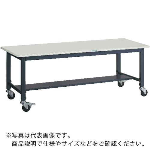 特長：高さ調整が806〜1018mmまでピッチ35mmでできますので、作業内容に合わせて、座り作業・立ち作業のいずれにもご利用できます。下棚の位置は前・中央・後に取り付け可能です。仕様：天板材質：スチール間口(mm)：1800奥行(mm)：...