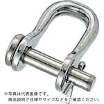 特長：ワリピン止めなので、振動でピンが緩む危険がないタイプです。用途：チェーン・ワイヤ・ロープなどの連結や、端末の金具のジョイントに。仕様：使用荷重(kN)：1.96B(mm)：17D(mm)：8F(mm)：7.5L(mm)：33d(mm)...