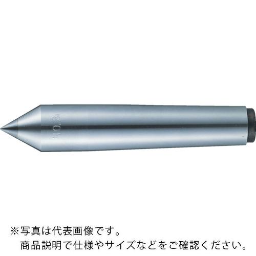 特長：超硬チップ付です。用途：加工物の振れを防止。仕様：シャンク：MT3全長(mm)：125チップ径(mm)：14公称角度60°材質／仕上：機械構造用炭素鋼（S45C）焼き入れ研磨品注意：提供不可：chemSHERPA、SDS　●代表画像に...