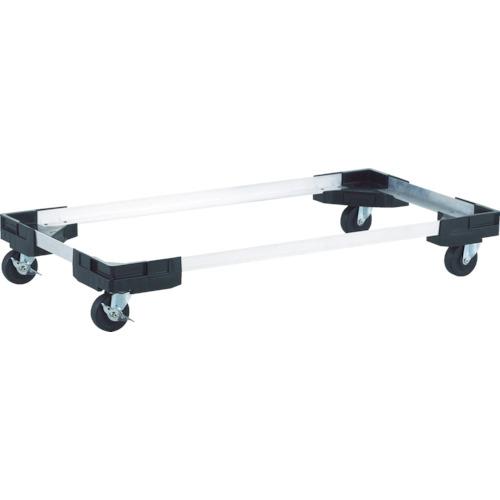 特長：キャスターはボルトレス方式を採用しているため、キャスター交換が容易に行えます。アルミ+樹脂の組み合わせで、衛生的であり軽量なため持ち運びが容易です。キャスターはオール自在ですので、移動がスムーズにおこなえます。用途：プラスチック棚TP...