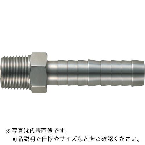 特長：この継手はトヨフッソホースシリーズ専用継手です。大小2段の竹の子形状でより効率よくホースの滑りを抑えます。ホースバンドの2本締めしやすい長めのニップルになっており、ホースからの抜けを防止し安全です。用途：工場設備配管・各種機械組込用仕...