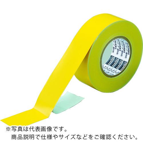 特長：粗面にもよくなじむ特殊な粘着剤を使用しています。接着力が強力で、汚れにくく、耐摩耗性・耐久性に優れたタイプです。用途：屋内用。工場、駐車場、病院などの構内区画ライン標示。仕様：色：イエロー幅(mm)：50長さ(m)：50厚さ(mm)：...