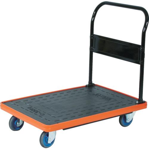 特長：荷台の全周に緩衝ゴムを巻き、ぶつけても傷を付けにくくしてあります。緩衝ゴムがテーブル面より約5mm高いためコボレ止めにもなっています。エアーキャスターを採用し、旋回・省音を実現、騒音対策台車としても使用できます。エアキャスターは超特殊...