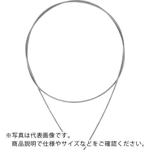 特長：ほつれ止め加工を先端に施していますので、自由にお使いいただけます。細くても強度があり目立ちません。オールステンのため異種金属による錆びが生じにくいです。別売りのスリーブも利用いただけます。（線径に合わせて選んでください）用途：落下防止...