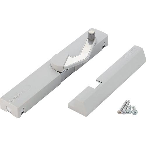 特長：面付け用ドアダンパーです。既存のドアに後付けが可能です。取り付け位置あわせが簡単で施工性に優れています。用途：室内ドア開戸用。仕様：適合扉質量(kg)：15〜40幅(mm)：210奥行(mm)：33高さ(mm)：16色：ライトグレー摘...