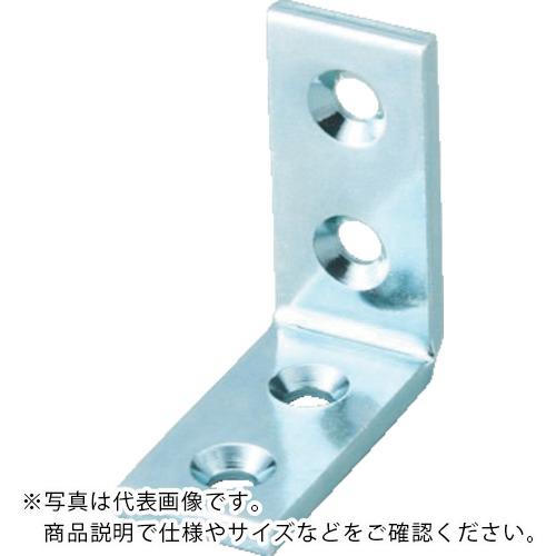 特長：木材などのつなぎ部分やコーナー部の補強に最適です。補強金物としては定番アイテムとなっております。用途：補強用、転落防止、棚受、ブラケットなど。仕様：板厚(mm)：3穴径(mm)：4.3穴数(個)：4D(mm)：45W(mm)：16H(...