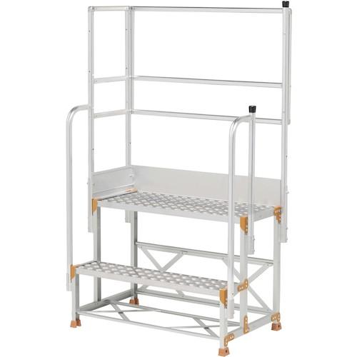 特長：手すりの高さを900mm、1100mmどちらの高さでも使用する事ができる兼用手すり用途：作業台からの転落防止用に。仕様：適合機種：FG(N)(C)-2X50、FG(N)(C)-2X60、FG(N)(C)-2X70手すり高さ900mm・...
