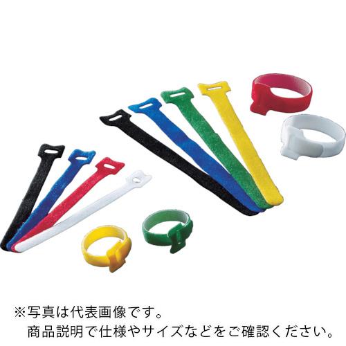 特長：繰り返し使用可能のマジックタイ、柔らかいため、強く使っても製品を傷つけることありません。用途：仮固定、整理用、着脱して使用するのに最適。仕様：色：イエロー幅(mm)：16長さ(mm)：210厚さ(mm)：2.7最大結束径(mm)：50...