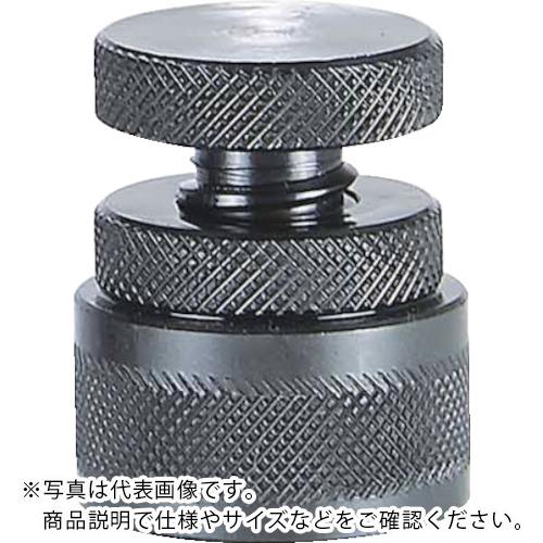 特長：高さ調整が可能で、各種クランプのサポートに最適です。用途：クランプの高さ調節に。仕様：高さ(mm)：40〜50耐荷重(kN)：30上面径(mm)：30上部受皿径(mm)：30胴径(mm)：40平型材質／仕上：スチール(S45C)　●代...