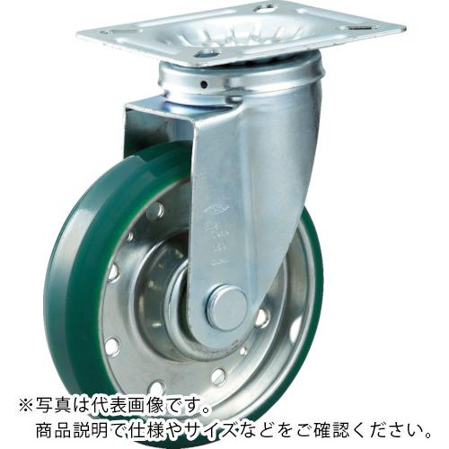 特長：ハイテン材を使用することにより摩耗する旋回部の耐久性が4倍以上になりました。（弊社従来品比)ラジアルベアリング採用で、静音性がアップしました。ハイテン材を使用して軽量化をはかりました。用途：運搬台車等取付用仕様：許容荷重(daN)：3...