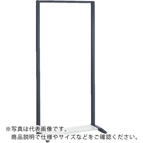 特長：UPR型軽量ビンラック・パンチングラックの共通フレームです。基本枠のみです。仕様：間口(mm):900奥行(mm):430高さ(mm):1435最大積載量(kg/台):80両面/片面:片面色:ホワイト(底板)、ダークグレー(支柱、ベー...