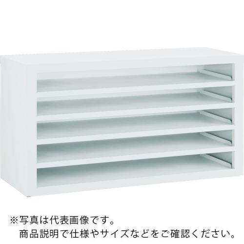 特長：別売の引き出しを自由にレイアウトして小物などの仕分けに便利です。各段のフチが盛り上がっていて、衝撃を受けた際も引出しが飛び出しにくくなっています。仕様：間口(mm)：1037奥行(mm)：307高さ(mm)：605最大積載量(kg/台...