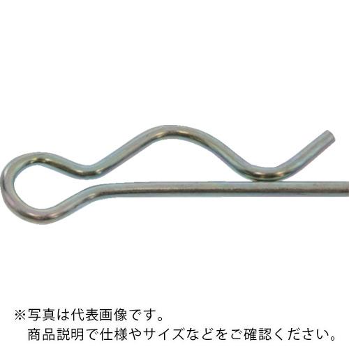 特長：着脱が簡単です。はめ込む軸径が呼び寸法になります。穴をあけたボルトや軸に差し込むことで抜け止め効果があります。用途：ボルトなどの抜け止めに。仕様：呼び径D(mm)：5全長L(mm)：16.3ピン径d(mm)：3パッケージ：ヘキサゴンパ...