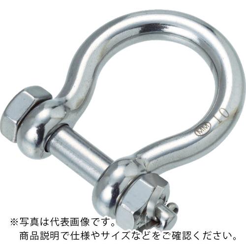特長：太いロープなどにも対応できます。ワリピンが付いているので、ナットが外れにくくなっています。用途：チェーン・ワイヤ・ロープなどの連結や、端末の金具のジョイントに使用。仕様：使用荷重(kN)：2.7ねじ径：M8B(mm)：16D(mm)：...