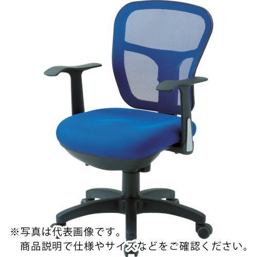 特長：背部は通気性を追及したメッシュ素材を使用しており、快適な座り心地のオフィスチェアです。仕様：座幅(mm)：470座奥行(mm)：450張地：布張り色：ブラック脚色：黒座上下昇降機能：ガス調節式肘有無：有座高(mm)：450〜540組立...