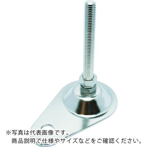 特長：床面に固定するためのアンカー穴が付いています。台座部に穴を設け、床面にアンカーで固定できます。激しい振動などで対象機器が移動しないために使用します。用途：工作機械、自動販売機、コンベヤ、作業台、制御盤、理化学機械。仕様：許容荷重(kg...