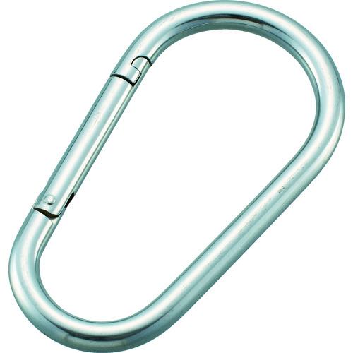 特長：スプリングフックです。バネの力で開口部分が戻ります。用途：チェーン・ワイヤ・ロープ等の連結金具として、また端末の金具のジョイントに。仕様：使用荷重(kN)：2.45D(mm)：12L(mm)：169S(mm)：43W(mm)：93タイ...