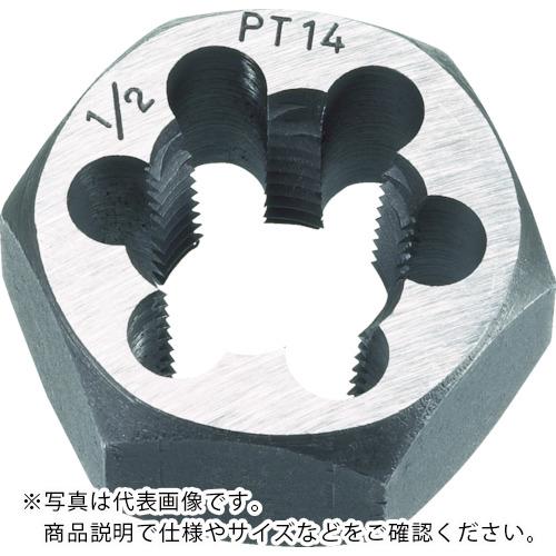 特長：ボルトやねじをさらえる（きれいにする）時に使用します。モンキーレンチにて作業ができます。ねじ山を修正する際の丸ダイスにかわる商品です。用途：PT（テーパー）ねじ山の修正。仕様：呼び寸法：7/8山数：14厚さ(mm)：25.42面幅寸法...
