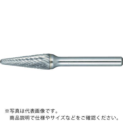 特長：チップポケットを大きくすることにより切屑を排出しやすくし重切削に適しています。用途：あらゆる金属、非鉄金属、樹脂などの研削、バリ取り、面取りから溶接のビードの削落しに。仕様：形状：テーパー先丸(コースカット)刃径(mm)：12.7刃長...