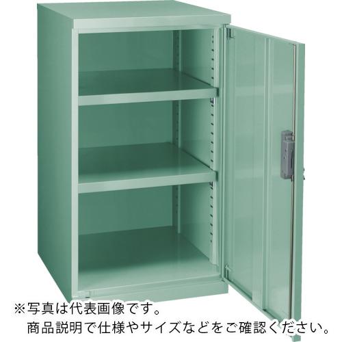 特長：引戸付で施錠できます。棚板は30mmピッチで自由に変えることができます。仕様：間口(mm)：500奥行(mm)：551高さ(mm)：1200最大積載量(kg/台)：200均等積載量(kg/段)：80色：グリーン棚板調整ピッチ(mm)：...