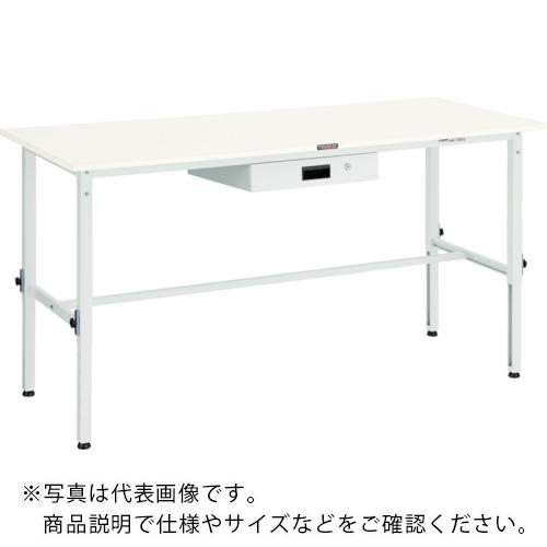 特長：650〜950mmの間で50mmピッチの高さ調節が可能です。引出しは使い勝手に応じて任意の場所に取り付け可能です。高さ調節が650〜950mm（調整ピッチ50mm）までできますので、作業内容に合わせて座り作業・立ち作業のいずれにもご利...