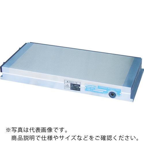特長：チャック作業面の吸着有効範囲が大きく、すみずみまで利用できます。磁極間隔が極めて細かいマイクロピッチ形です。厚いワークはもちろん、薄く小さいワークも有効な吸着力が得られます。全高が低く軽量です。永磁式で磁力ON/OFFはハンドル操作に...