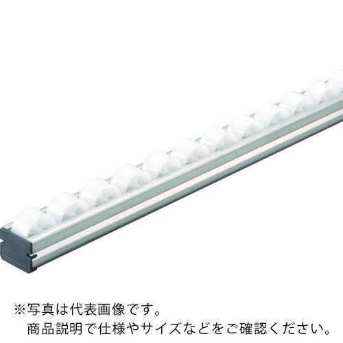 特長：樹脂製のホイールを使用しています。フレームと樹脂ホイールユニットの組み合わせにより分解や組み立てが簡単でリユース、リサイクル性に優れています。用途：シューターラックやピッキングラック用のホイールコンベヤ。仕様：ホイール径(mm)：36...