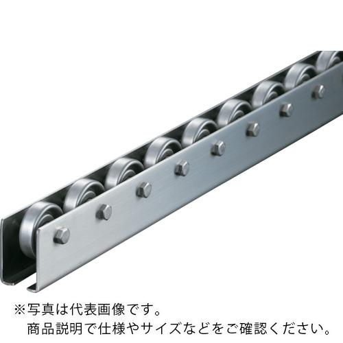 特長：オールステンレス製のため、ぬれたワーク、水分のかかる所での使用が可能です。用途：食品関係、クリーンルーム関係での使用に。仕様：ホイール径(mm)：38ホイール幅(mm)：12ピッチ(mm)：50機長(mm)：3000A寸法(mm)：2...