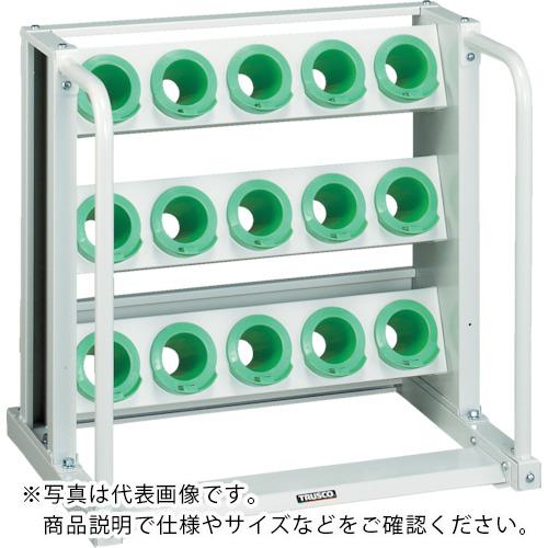 特長：ホルダーはフレームにて角度を2段階で調整することができます。仕様：収納ホルダ数：BT・NT50 15個間口(mm)：670奥行(mm)：510高さ(mm)：650均等積載量(kg/台)：150均等積載量(kg/段)：80色：ヤンググリ...